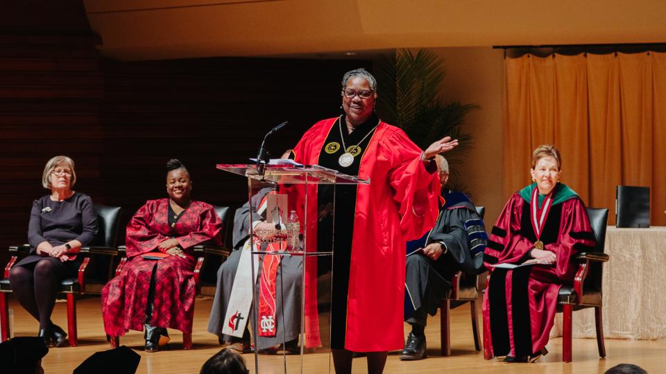 Dr. Anita Thomas Installed as 11th President of North Central College ...